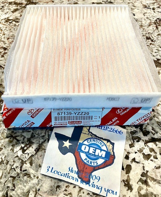 Genuine TOYOTA Cabin Air Filter 87139-07010 87139-YZZ20 87139-YZZ08 OEM ...