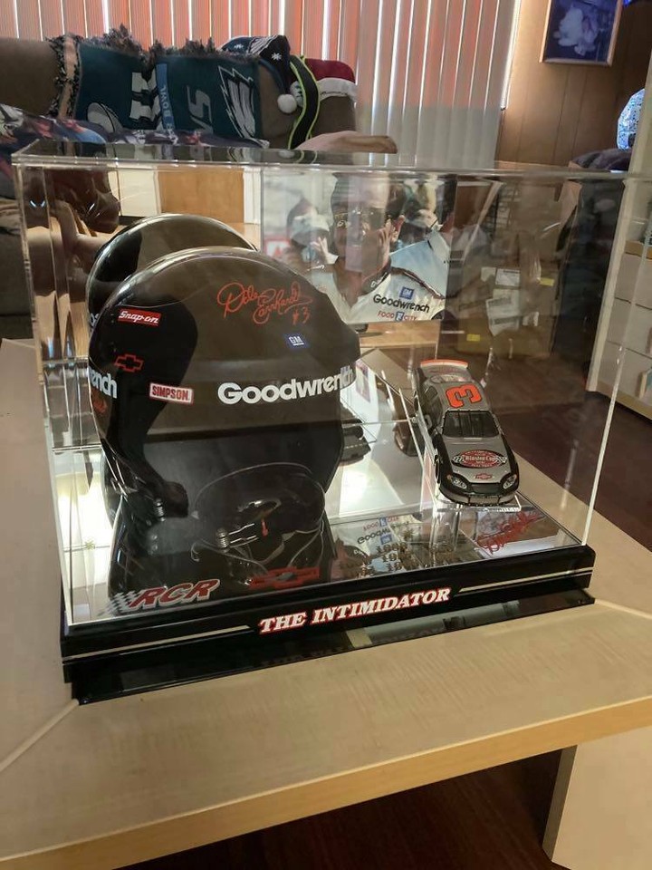 1998 DALE EARNHARDT SR 3 NASCAR GOODWRENCH HELMET REPLICA 1:1 DECALS ...