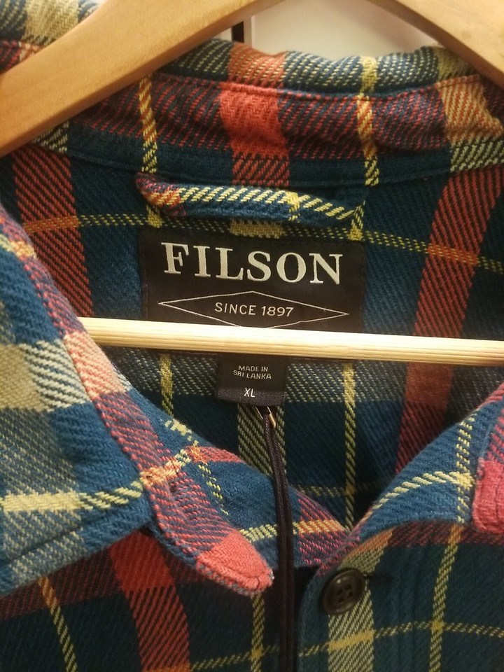 Filson Deer Island Button Jac-Shirt Jacket | XL | 20105728 | NWT $195 ...