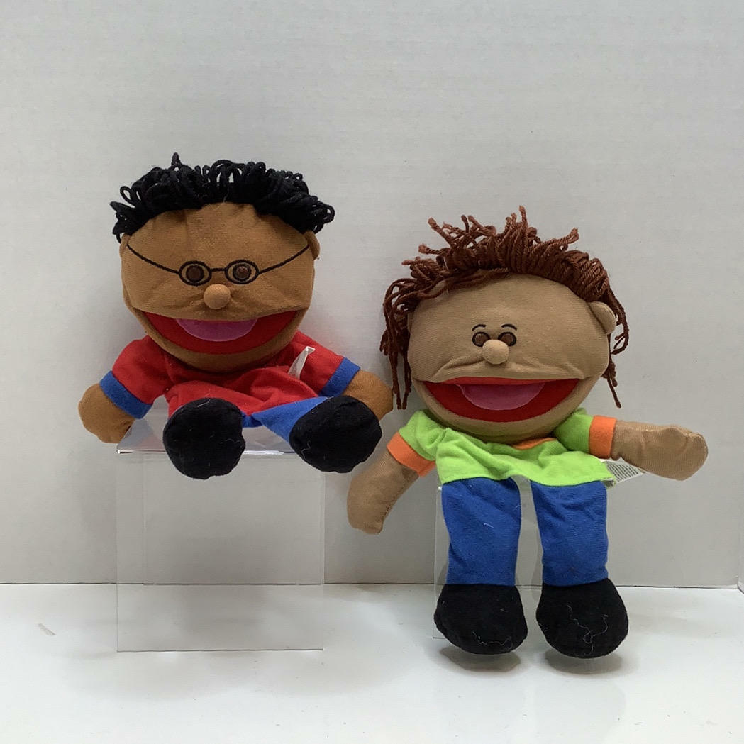 Multicultural Ethnic Happy Kids Plush Toy Diversity Hand Puppets 8 Pcs ...