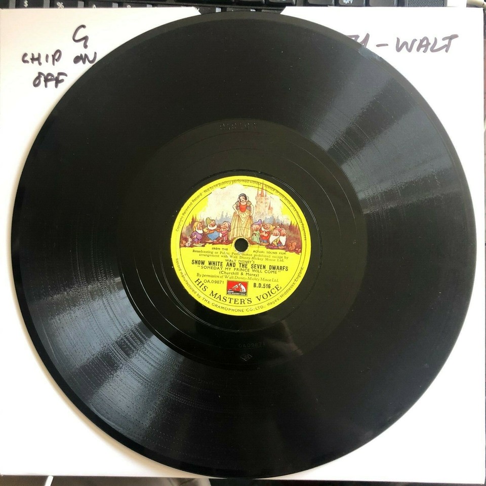 DISNEY SNOW WHITE DWARF YODEL SONG/SOMEDAY MY PRINCE WILL COME Adriana ...