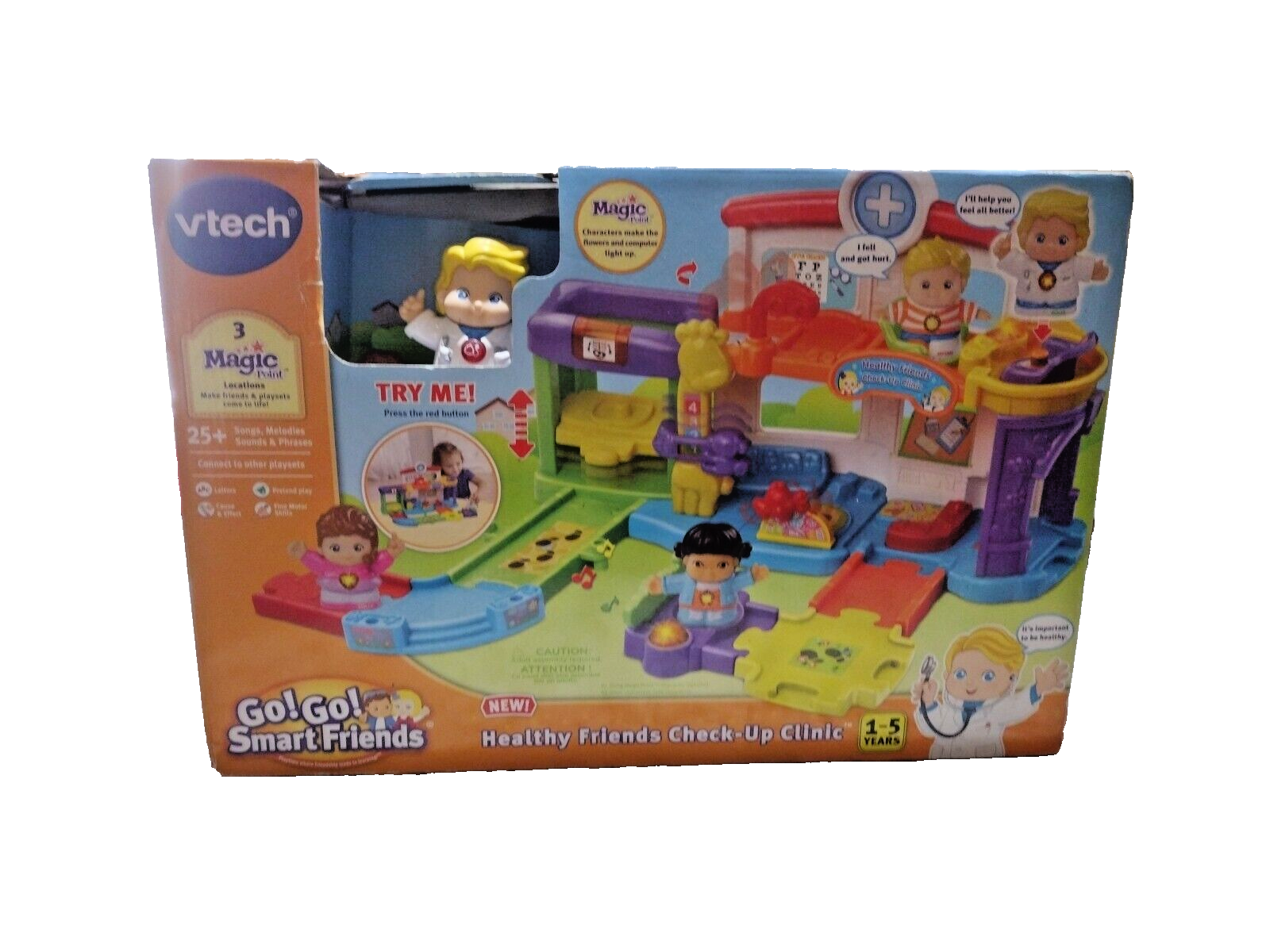 VTech Go! GO! Smart Friends 25+ Songs Sounds Healthy Friends Check-up ...