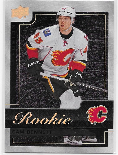 2015-16 Upper Deck Fusion - Rookie Achievements Sam Bennett #R9 Black ...