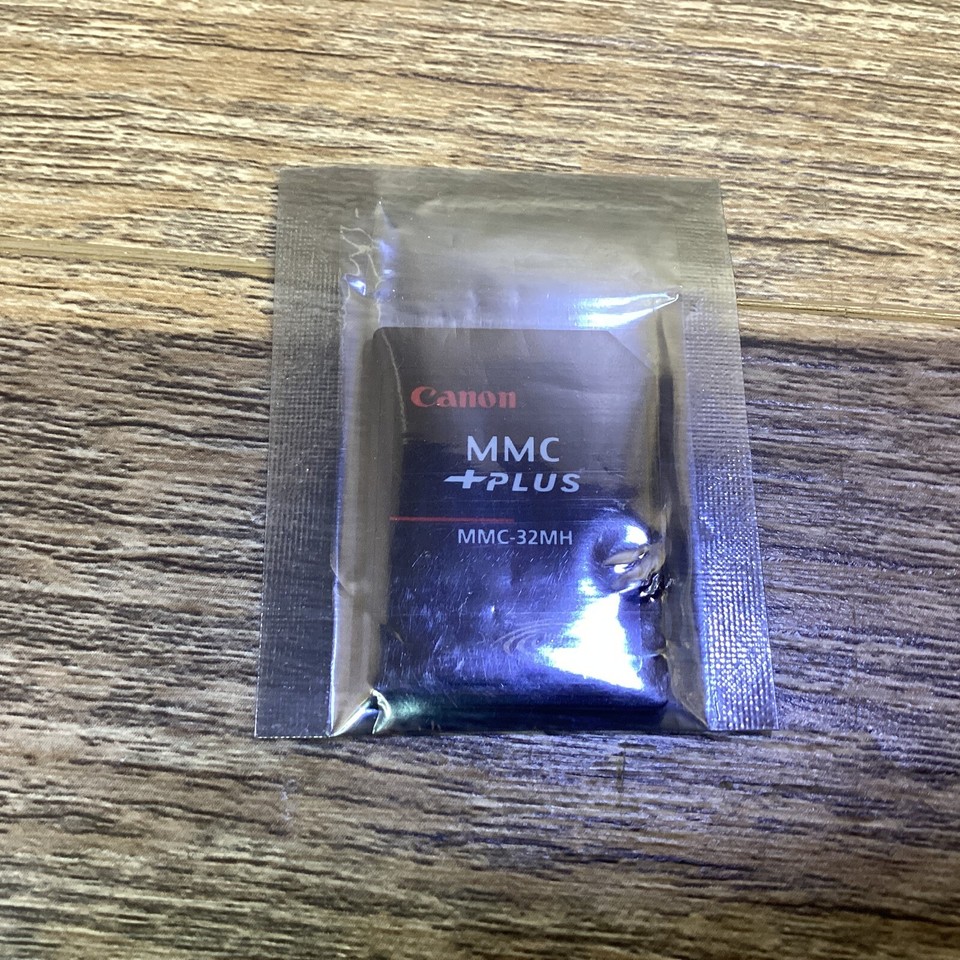 New - Canon Genuine 32MB MMC Plus MMC-32MH Camera High-Speed Memory ...