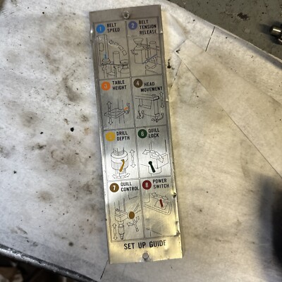 Craftsman 113.24540 Drill Press Front Cover Front Plate | eBay