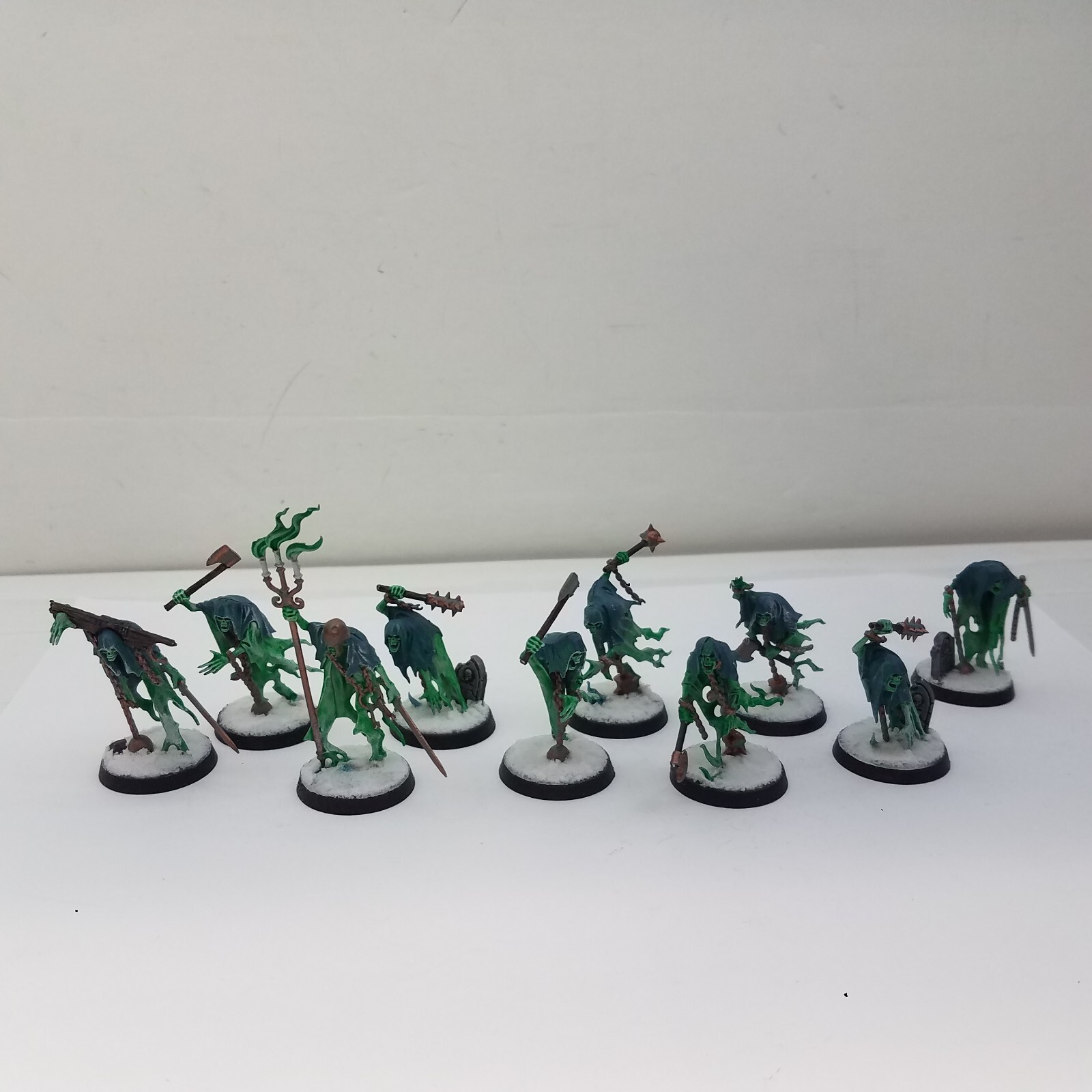 Warhammer Age of Sigmar- Nighthaunt Chainwrasp Horde Painted #3A | eBay