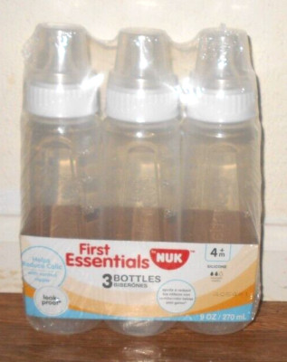 First Essentials 3 Pack 9 Oz Baby Bottles | eBay