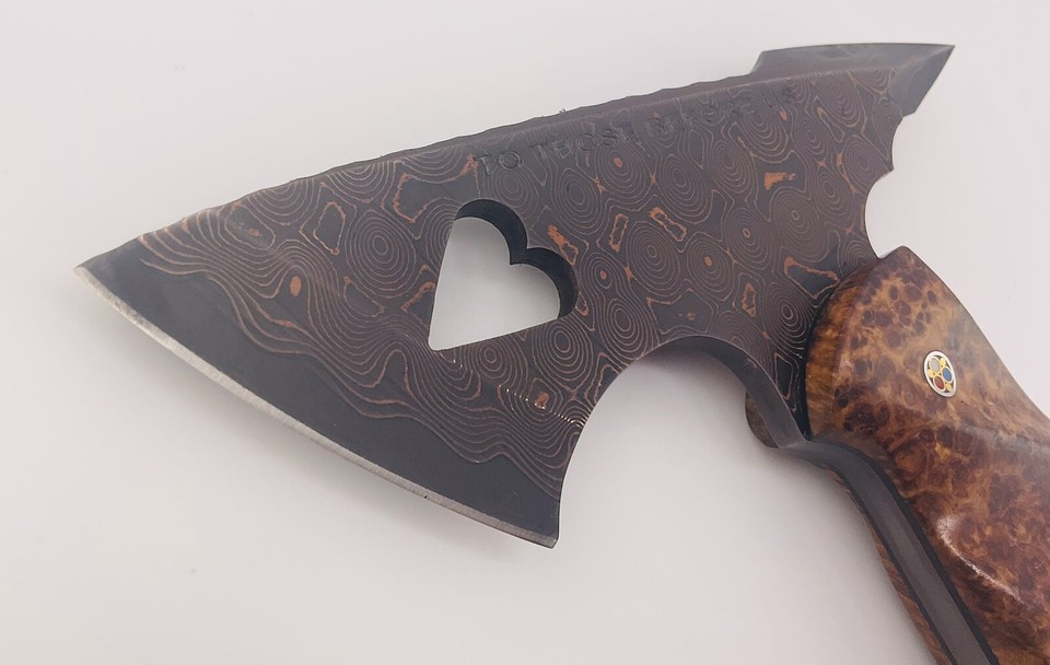 Half Face Blades Custom Bleeding Heart Hawk #9 Raindrop Coppermascus ...