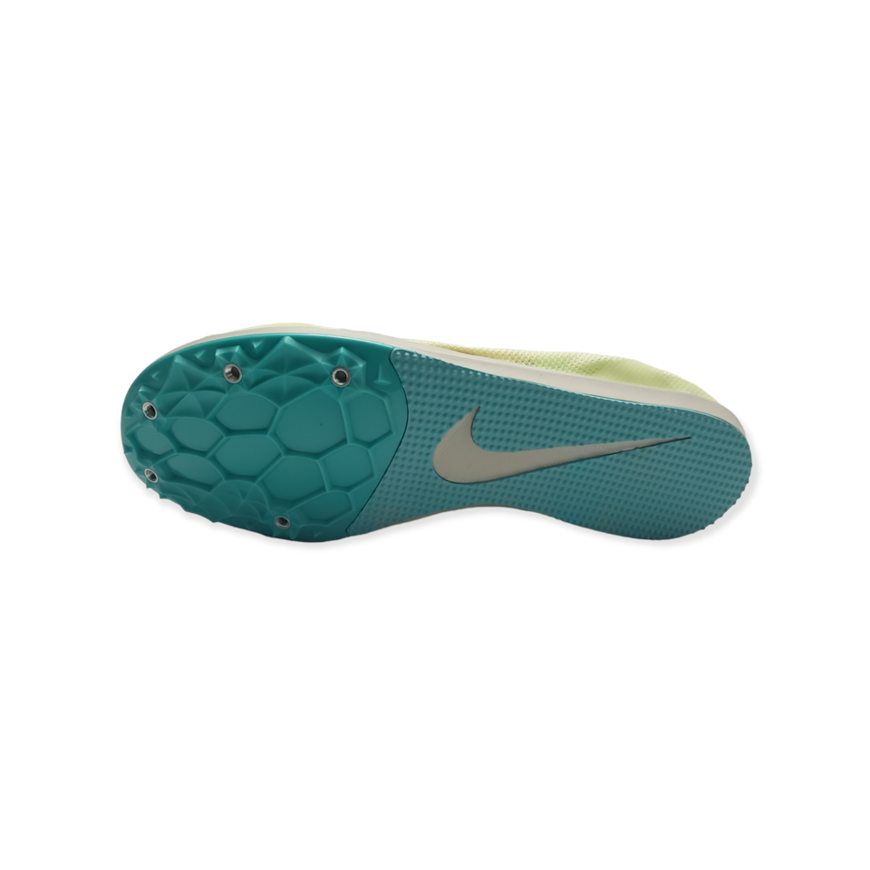 Nike Men's Zoom Rival D10 Spike Track & Field Sprint Cleats Volt/Orange ...