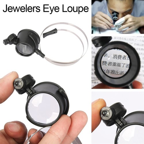 For Watchmakers Loop Magnifier Monocular Jewelers Eye Loupe Magnifying ...