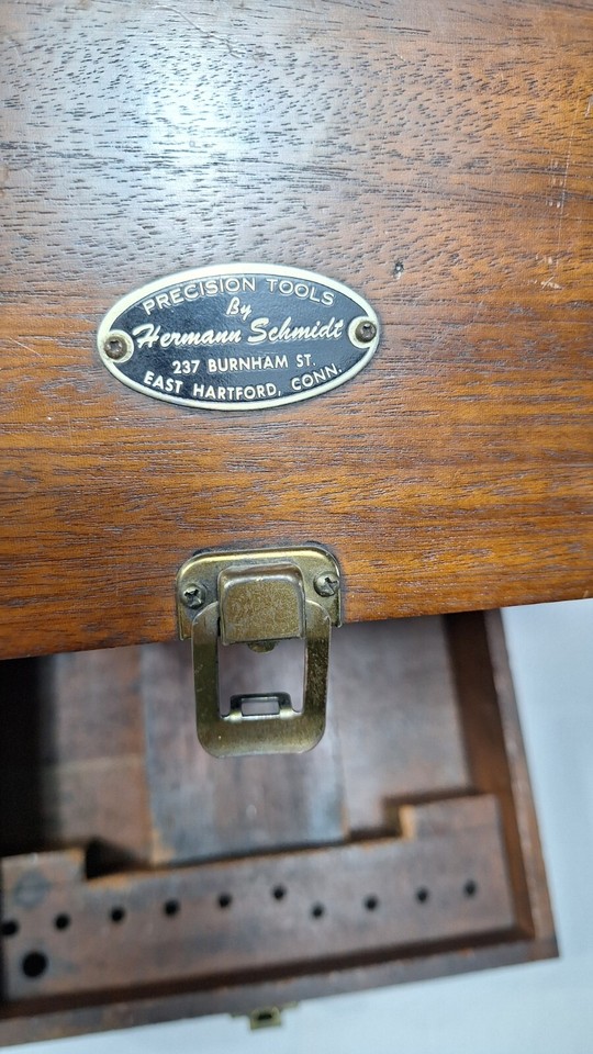 Hermann Schmidt wooden case / box for 6" sine plate? BOX ONLY | eBay