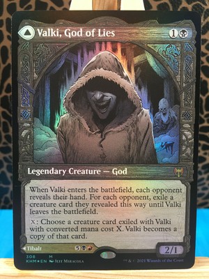 MTG - Valki God of Lies. Kaldheim. Foil Showcase Art. Legendary ...
