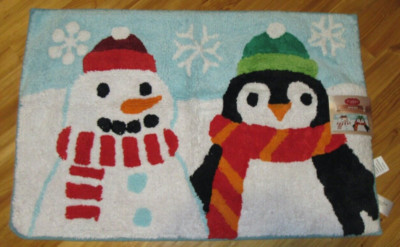 St Nicholas Square Friends Winter/Christmas Multi 20X30 Accent Rug NWT ...