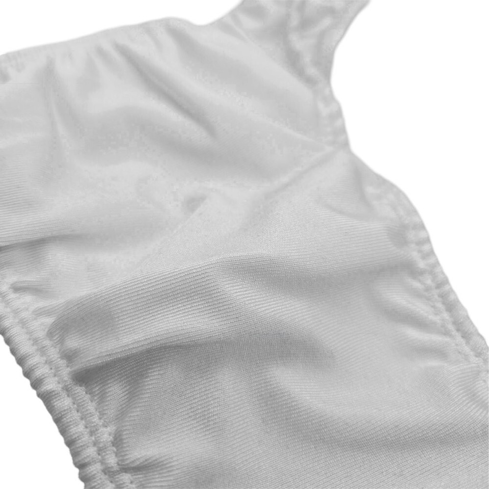 White Satin Tucking Gaff – Crossdresser & Transgender Lingerie – Smooth ...