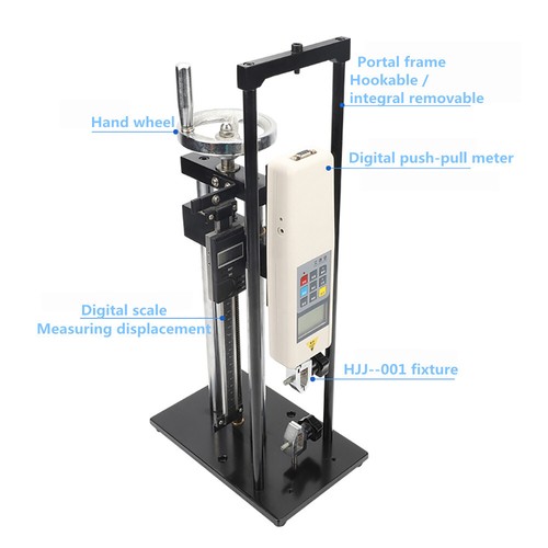Vertical Spiral Push Pull gauge Digital Force Meter Test Stand Tensile ...