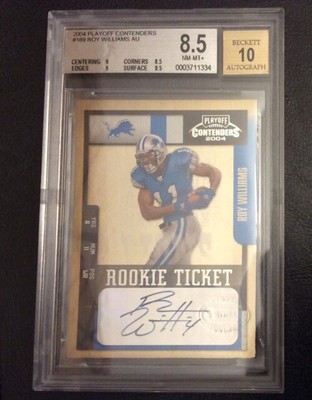 2004 Playoff Contenders Roy Williams #169 Autograph BGS 8.5 | eBay