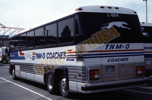 Vtg 1986 Bus Slide L-884 TNM&O Coaches Y1R077 | eBay