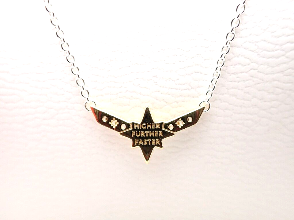 Authentic Pandora #362745C01-50cm Captain Marvel Octogram Star Two-tone ...