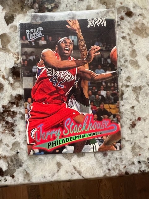 1996-97 FLEER ULTRA CARD PHILADELPHIA 76ers JERRY STACKHOUSE #83 | eBay