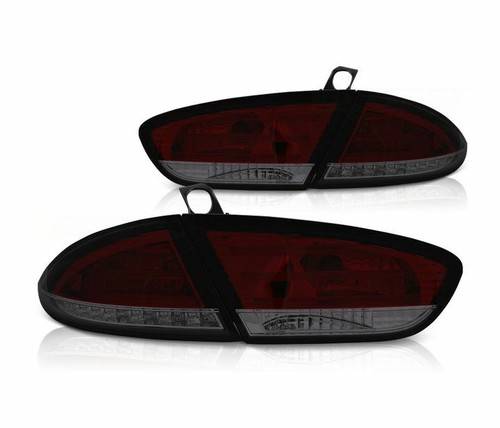 rear lights for SEAT LEON 2009 2010 2011 2012 2013 red smoke LED | eBay ...