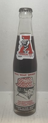 1982 Coca Cola Bear Bryant Alabama Crimson Tide #315 Wins Commemorative ...