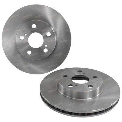 2 Front Disc Brake Rotors for Toyota Prius NHW20R 4cyl 1.5L 2003-2009 ...