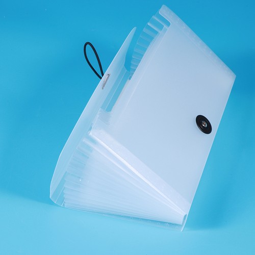 2pcs Simple Design Document File Folder Portable Elastic Band Plastic ...
