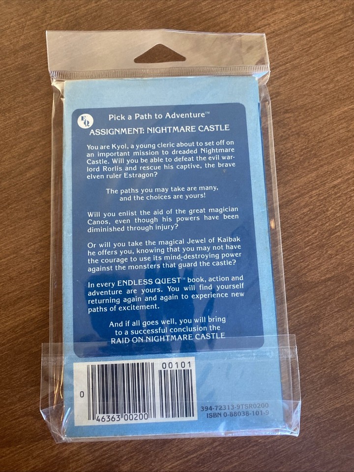 Dungeons & Dragons Endless Quest Book #14 Raid on Nightmare Castle | eBay