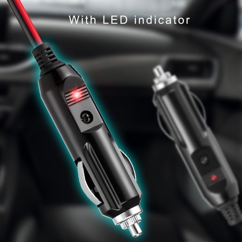 Car SUV Socket Extension Line 12V 24V Heavy Duty Cord 15A Fuse | eBay UK