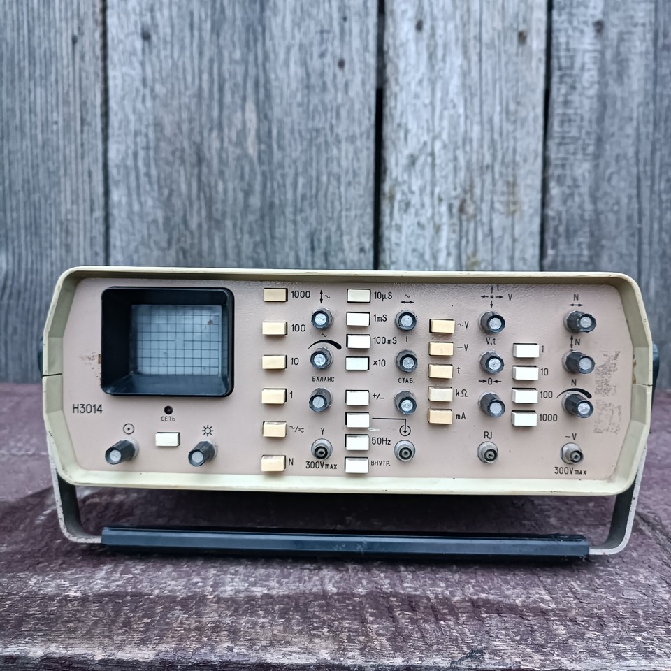 Soviet vintage oscilloscope H 3014 50 Mhz HAM Radio USSR Works! | eBay