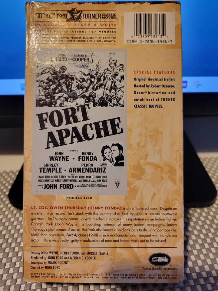 FORT APACHE (VHS, 1996) NEW, Sealed | eBay