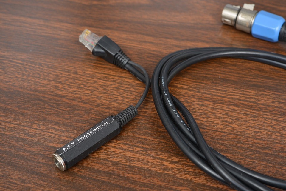 HEIL HMi CABLE (XLR4 to ICOM MODULAR 8 PIN with FOOT SWITCH) | eBay