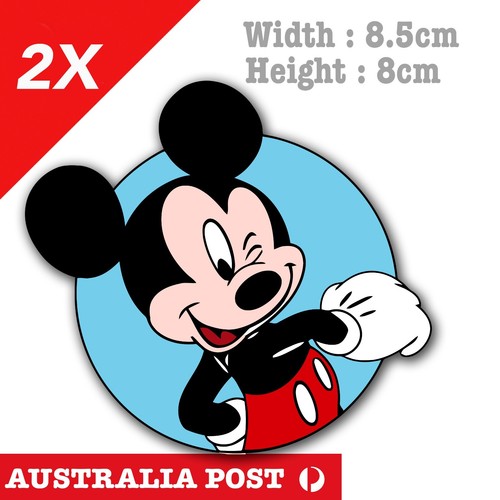 Mickey Mouse Round Badge Sticker | eBay