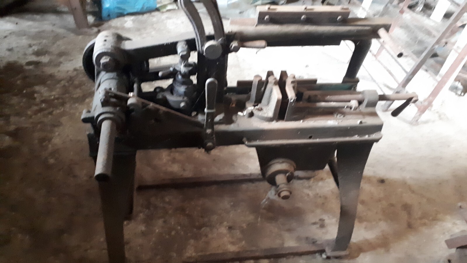 Antique Metal Cutting Saw Bench hacksaw | eBay UK