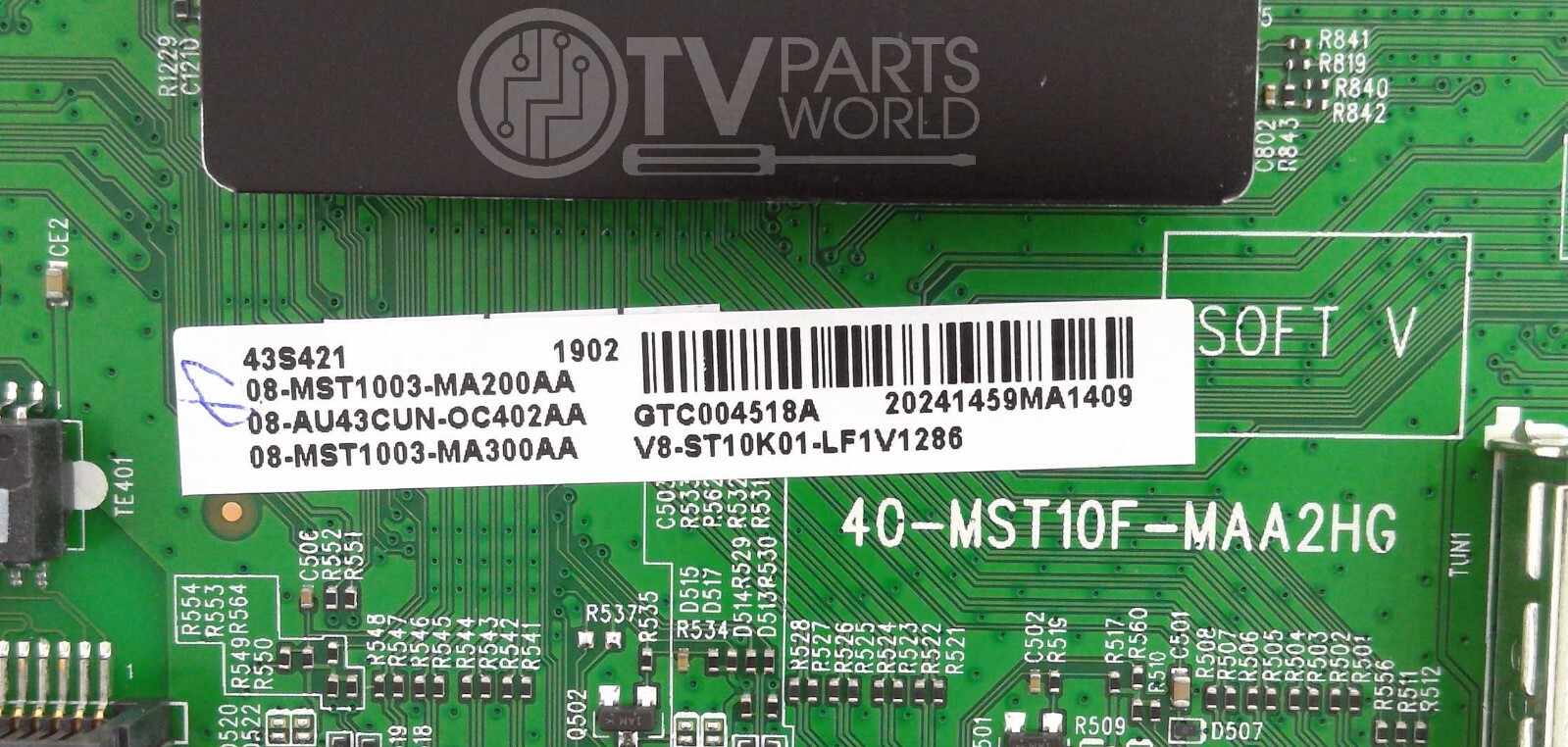 TCL 43S421 Main Board 08-AU43CUN-OC402AA V.2 | eBay