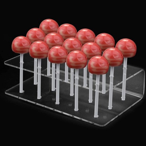 15 Holes Acrylic Wedding Party Rectangle Shape Lollipop Display Stand ...