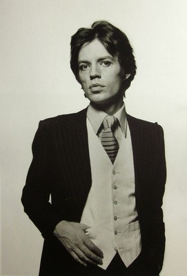 MICK JAGGER clipping Rolling Stones diamond tooth B&W photos 1976 ...