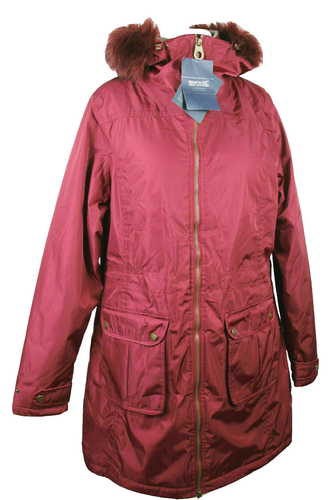 Regatta Lusasta Rumba Red Isotex 5000 Parka Coat Size 42, New | eBay