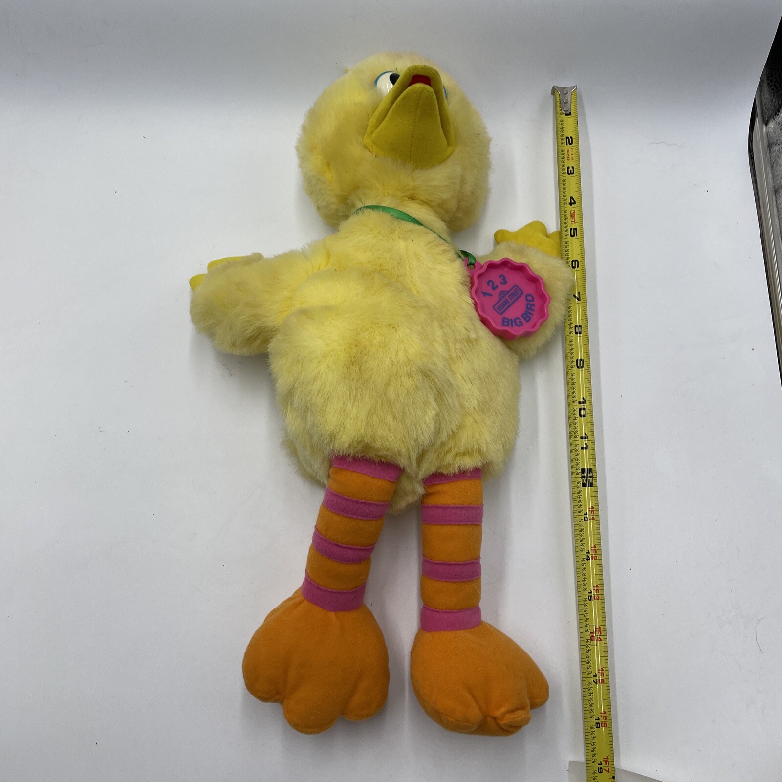 Playskool Sesame Street Big Bird Counting Plush 123 Talking 18”Vintage ...