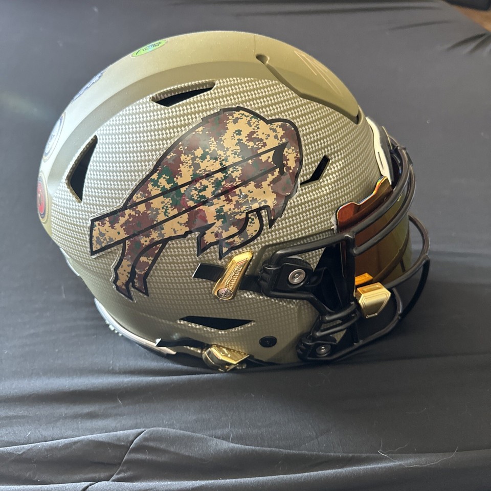 Josh Allen Signed Custom Authentic Full Size Speed Flex RARE Salute ...