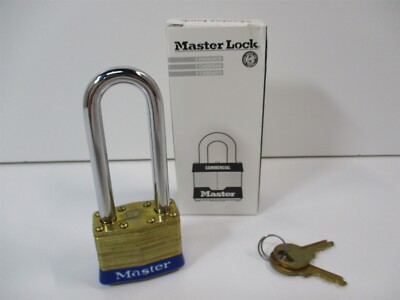 Master Lock (2KALJ) 2-1/2" High Lock 4 Pin Keyed Copper Finish with ...