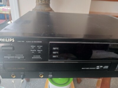 Philips CD Recorder CDR-785 Audio Multi Disc Changer Dubbing Excellent ...