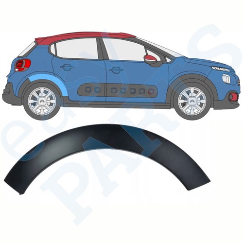 CITROEN C3 2016- REAR WHEEL ARCH PANEL COVER TRIM / RIGHT RH | eBay UK