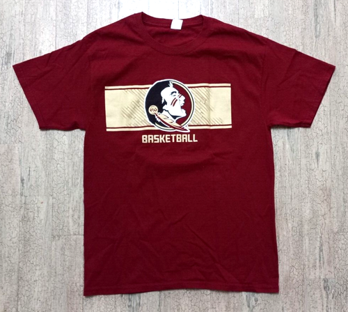 Florida State Seminoles FSU Basketball T-Shirt Mens Medium Red 90s Tee ...