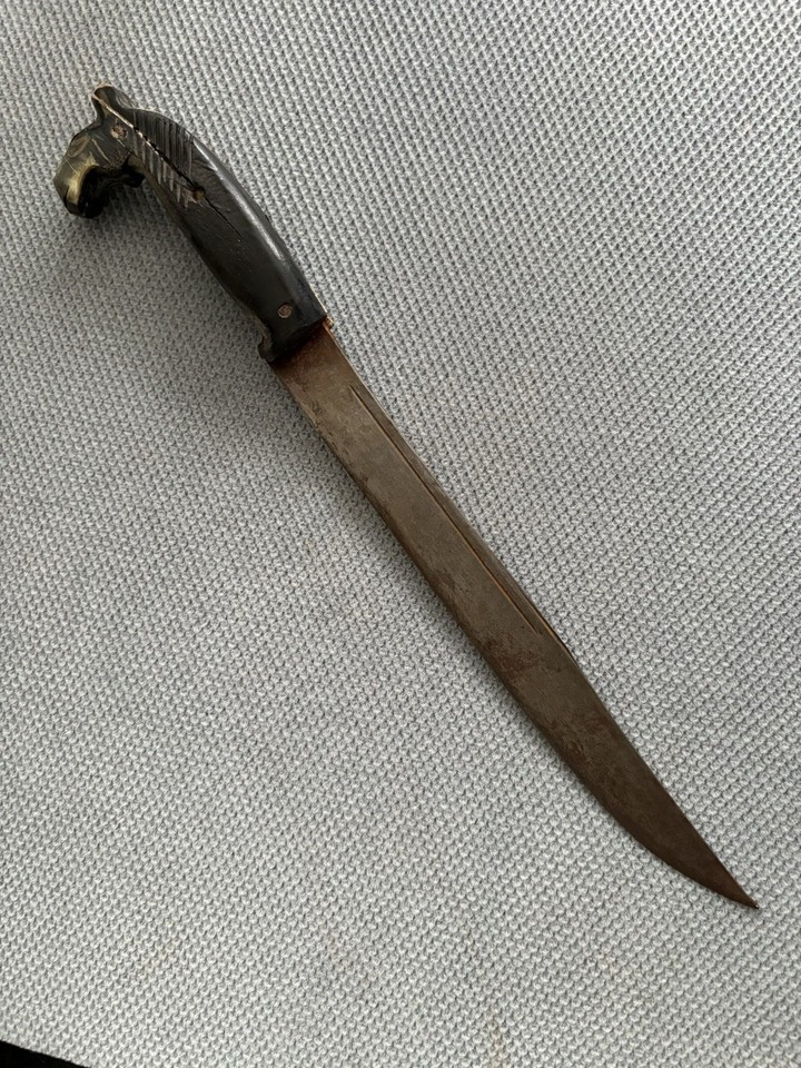 Vintage Latin American Dominican machete knife figural horse head ...