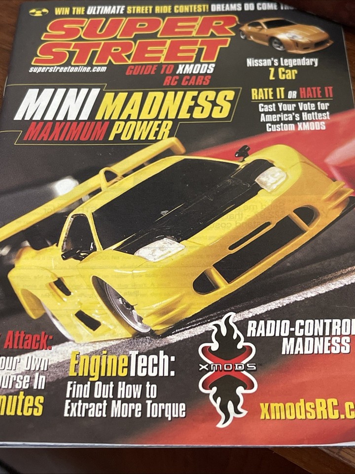 Vintage Xmods Acura Honda NSX Yellow Stock RC Car ~ READ ~ BEING SOLD ...