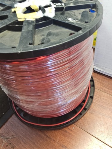 12GA RED MACHINE TOOL WIRE APPROX 2500LB, NO LABEL (NEW) | eBay