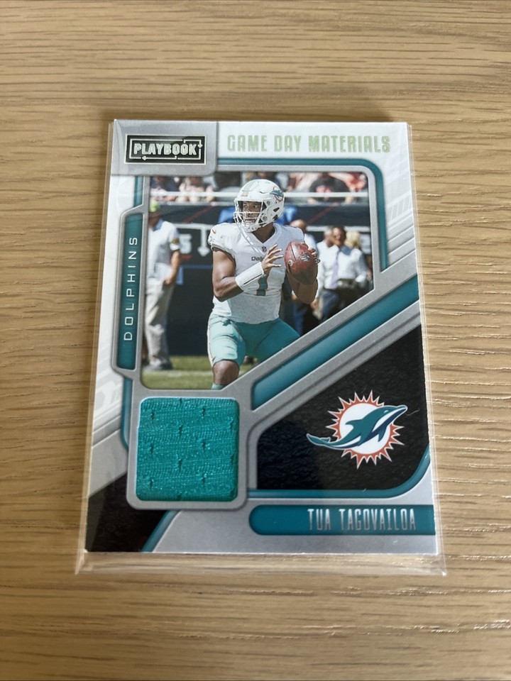 2021 Panini Playbook Tua Tagovailoa #GDM-TTA Game Day Materials Jersey ...