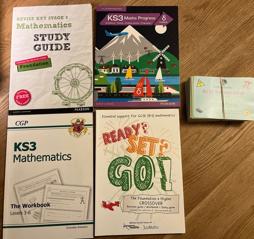 BUNDLE GCSE MATHS GRADE 9 -1 PEARSON, CORBETT, KANGAROO MATHS Study ...