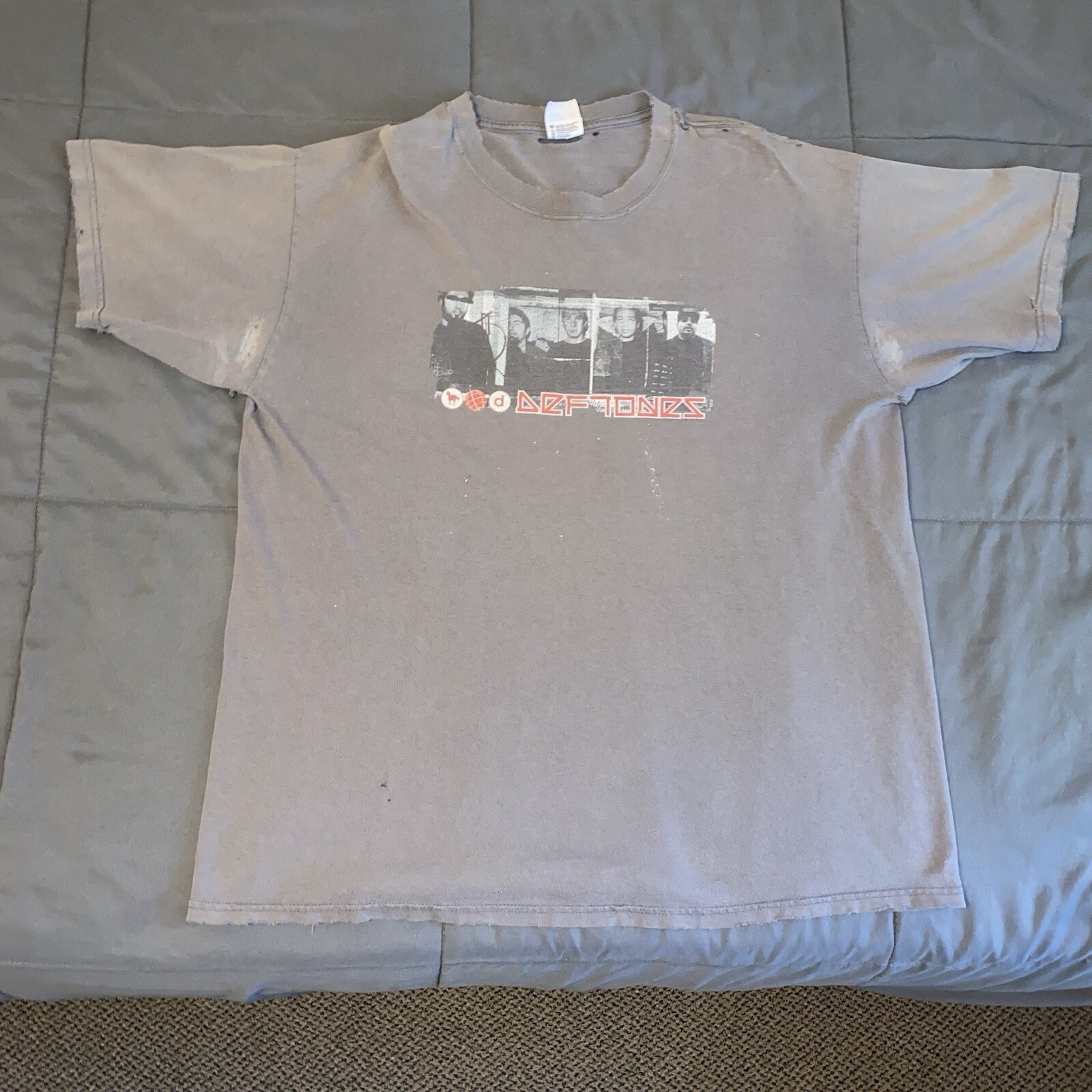 Anvil Tag Deftones Vintage Y2K Band Metal Shirt Gray … - Gem